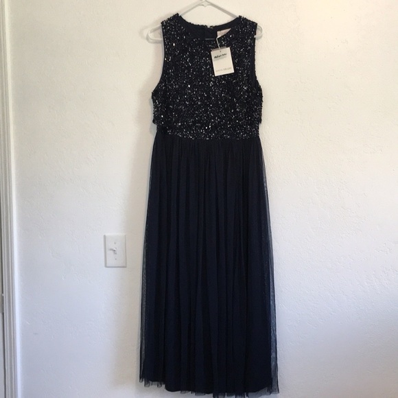 Maya | Dresses | New Maya Deluxe Bridesmaid Sleeveless Midaxi Tulle ...